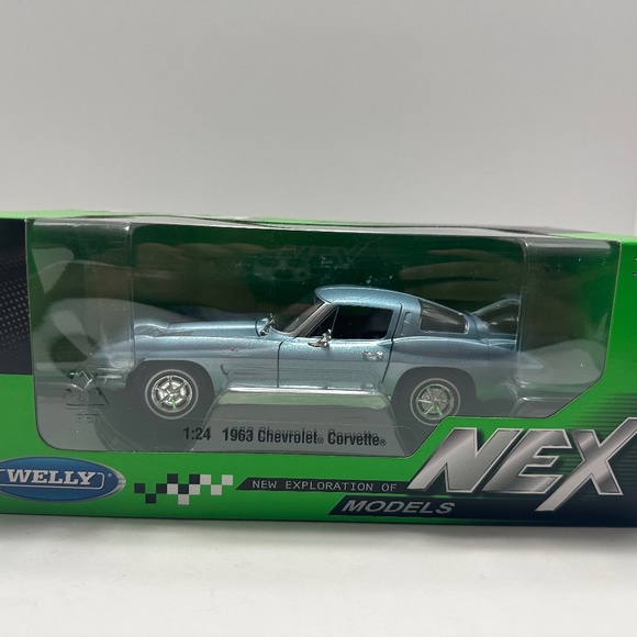 Welly | Toys | Welly 24 1963 Chevrolet Corvette C2 Diecast | Poshmark